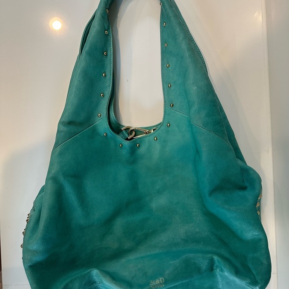 Be & D | Bags | Be D Blue Hobo Bag With Slouchy Design | Poshmark